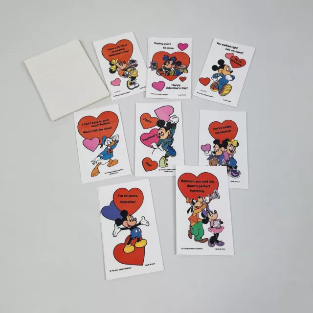 VINTAGE WALT DISNEY Company Valentine's Day Cards Mickey Minnie Donald ... VINTAGE WALT DISNEY Company Valentine's Day Cards Mickey Minnie Donald ...