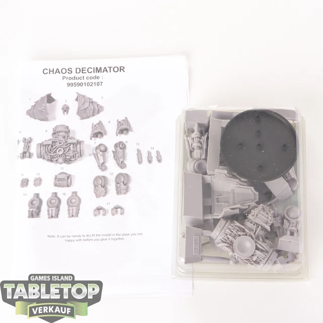 CHAOS SPACE MARINES - Chaos Decimator Daemon Engine - Original ...