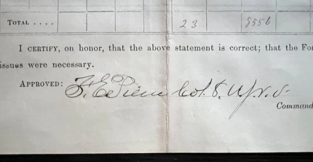 CIVIL WAR GENERAL WIA GETTYSBURG COLONEL 108th NEW YORK SIGNED DOCUMENT ...