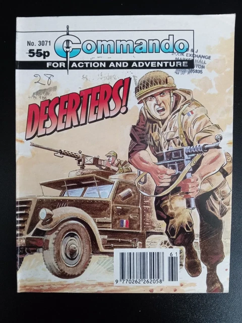 COMMANDO COMIC NUMBER 3071 Deserters Military Action Comic. EUR 4,46 ...