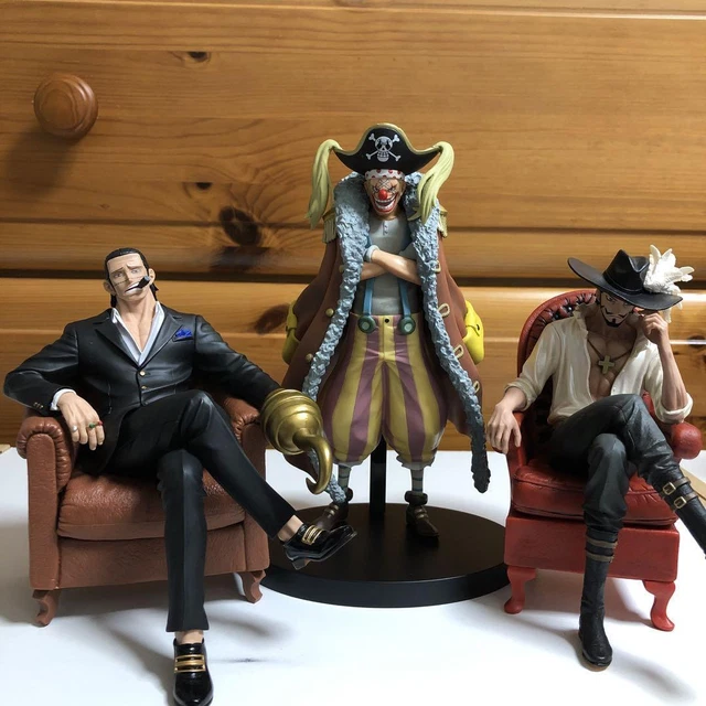 FIGURINE ONE PIECE Buggy Crocodile Mihawk CREATOR×CREATOR Bandai Anime ...