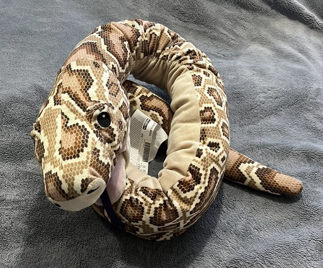 IKEA DJUNGELSKOG GLOVE Puppet Snake Burmese Python Soft Toy Plush ...