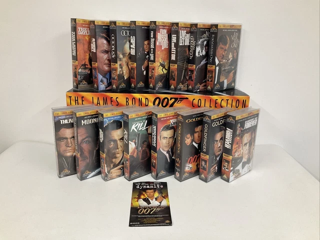 JAMES BOND 007 Collection VHS Video Boxed Set of 16 Videos 1 missing £19.99 - PicClick UK