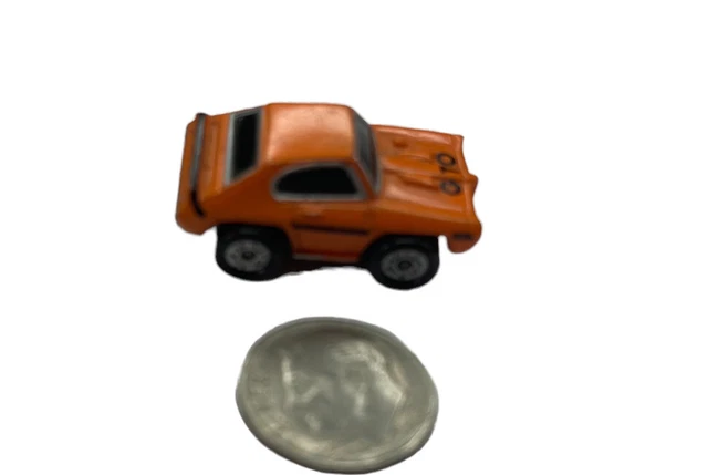 MICRO MACHINES ‘68 Pontiac GTO Variation 1 Orange W/GTO On Hood, 1986 ...