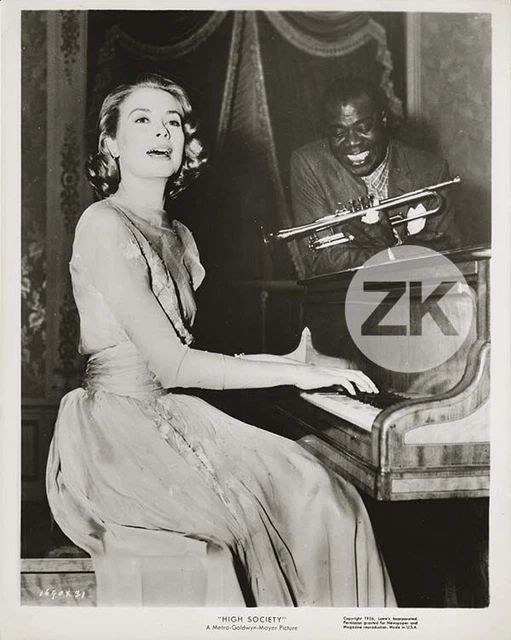 HIGH SOCIETY GRACE KELLY Monaco Piano Louis ARMSTRONG Trompette Photo ...