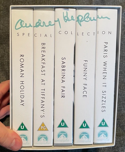 AUDREY HEPBURN SPECIAL Collection (VHS, 2000, Box Set) 5x Movies VHS ...