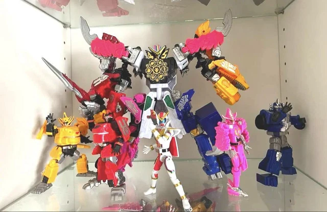 POWER RANGERS KIKAI Sentai Zenkaiger Minipla YUDO Megazord Figura 6p ...