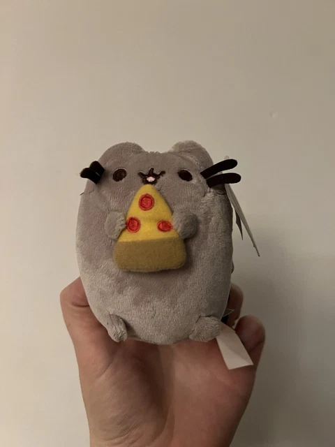 GUND PUSHEEN AURORA Pizza Cat Plush With Key Clip £15.00 - PicClick UK