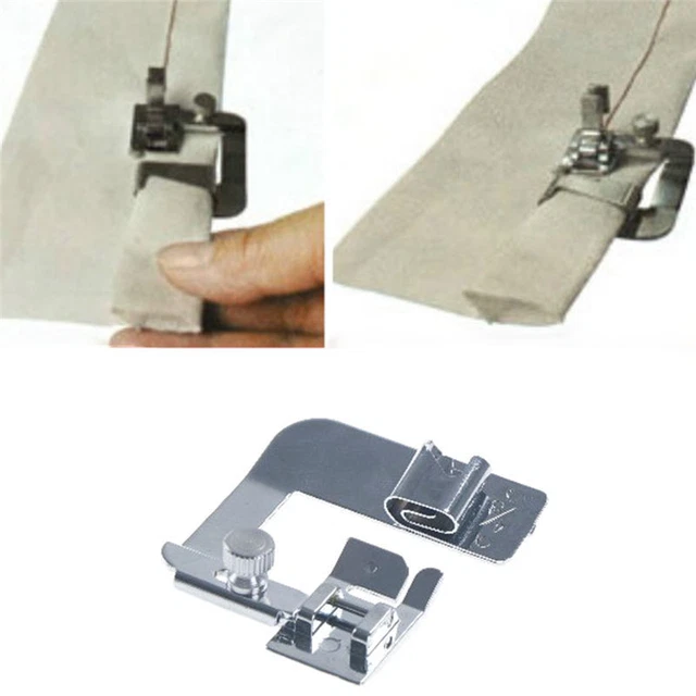 DOMESTIC SEWING MACHINE Foot Presser Rolled Hem Feet Set for Brother ...