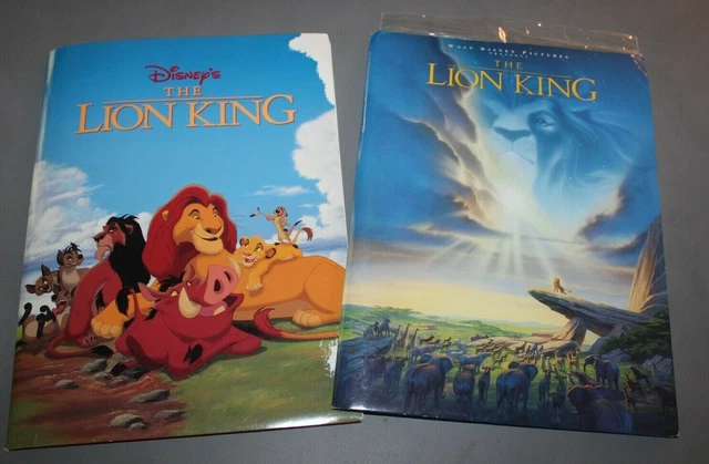 (TWO) THE LION KING~Disney~Press Kit~Photos~Slides~Production/Cast Info ...