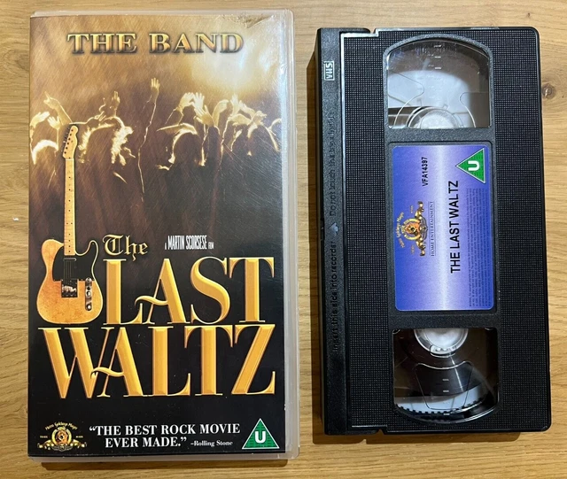 THE LAST WALTZ The Band VHS Tape PAL Rock Musical Movie Martin Scorsese ...