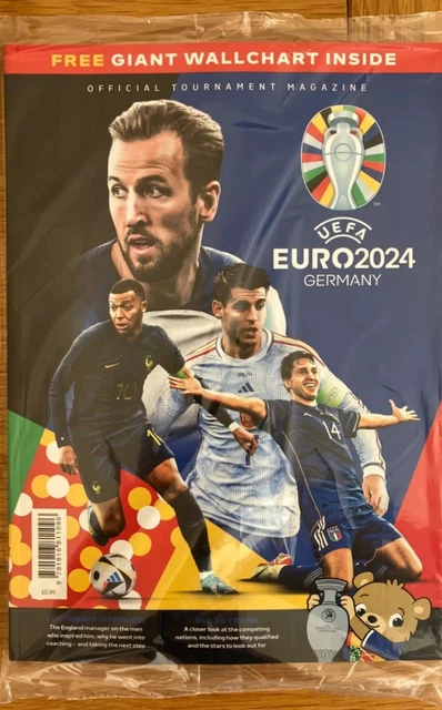 UEFA EURO 2024 Official Tournament Magazine with Free Giant Wall Chart*In Stock* £9.00 - PicClick UK