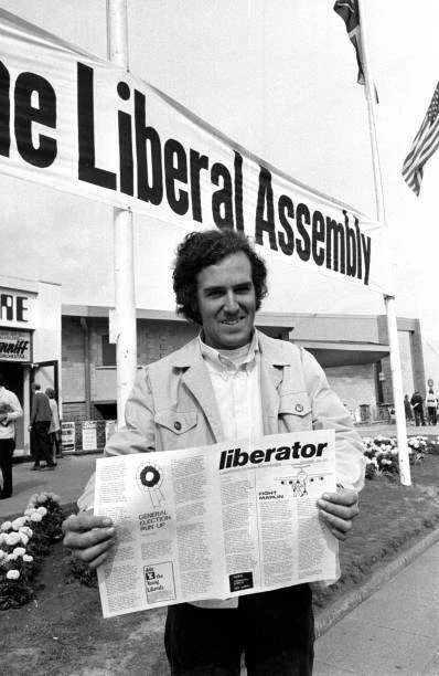 MR PETER HAIN Editor Liberal Magazine Liberator Holding Up A Copy ...