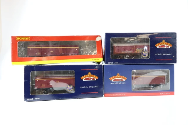 OO GAUGE EWS & Transrail Sliding Door/Box Vans x10 (05) £41.00 ...