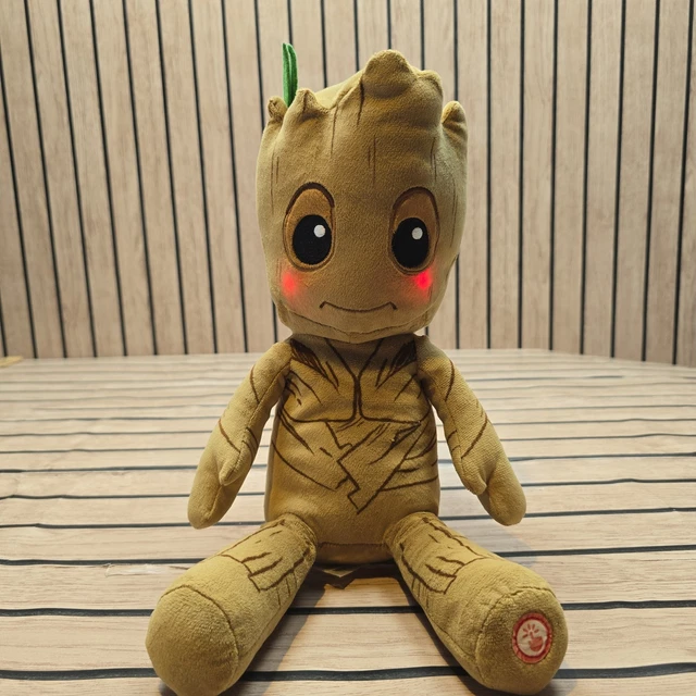 64H MARVEL GUARDIANS of the Galaxy Baby Groot 14-Inch Light Up Plush ...