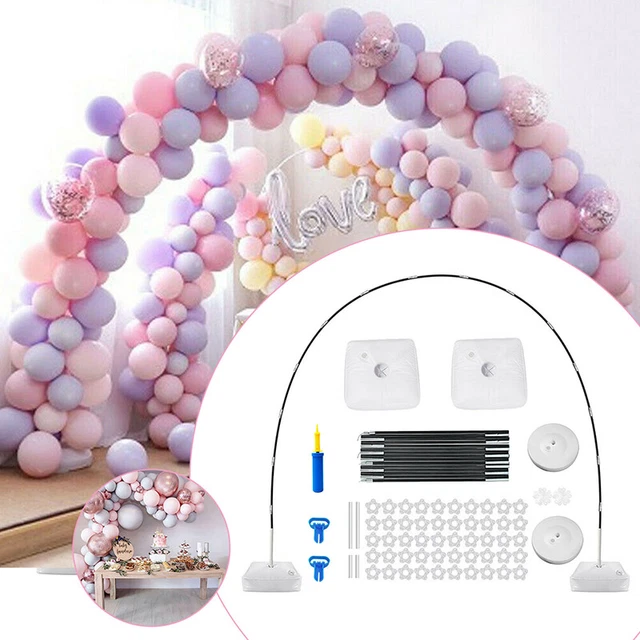 BALLOON ARCH KIT Column Frame Garland Adjustable Arch Stand Wedding ...