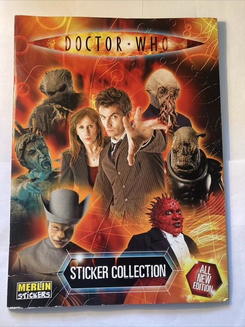 DOCTOR WHO STICKER Collection Album Merlin Unused £9.99 - PicClick UK