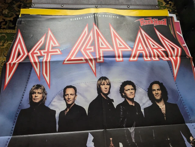 AFFICHE DE CONCERT Def Leppard Tournée 2003 Affiche Vintage A1 Poster ...