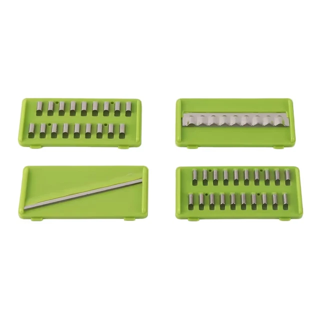 12-IN-1 MULTIFUNCTION VEGETABLE Cutter & Chopper with Container (Grey) £12.94 - PicClick UK