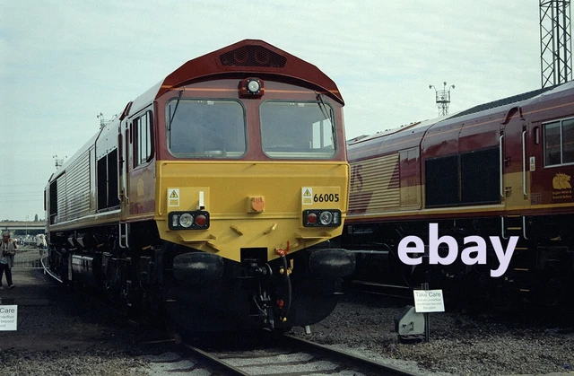 35MM COLOUR RAILWAY Negative Class 66 66005 at Toton TMD £1.25 ...