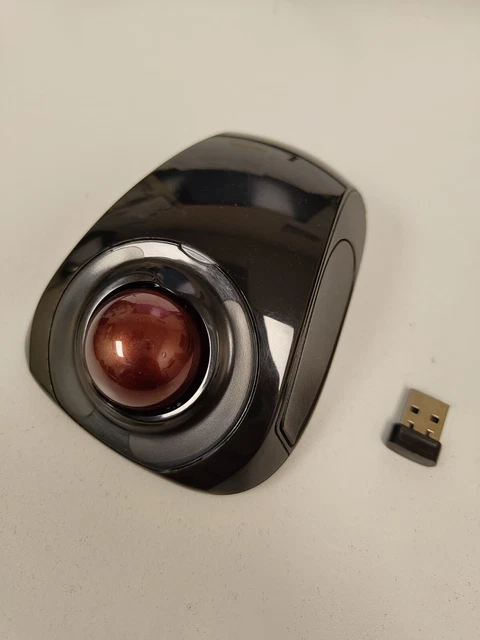 KENSINGTON ORBIT WIRELESS Mobile Trackball M01380-M Mouse w/ USB ...