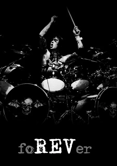 THE REV WALL Poster Avenged Sevenfold Reverend Heavy Metal (Sz: A4 A3 ...