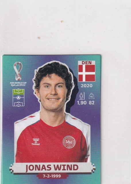 PANINI QATAR WORLD Cup Sticker 2022 Nr. DEN 20 Jonas Wind EUR 1,00 ...