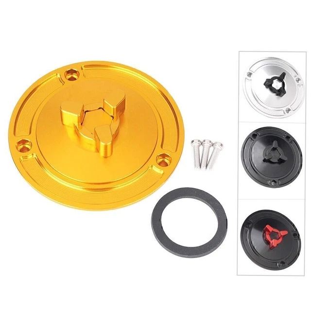 ALUMINUM CNC GAS Fuel Oil Tank Filler Cap Cover Universal For Suzuki Motorcycle $48.44 - PicClick AU