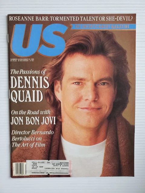 1990 US MAGAZINE Dennis Quaid Jon Bon Jovi Madonna Michael Bendetti ...