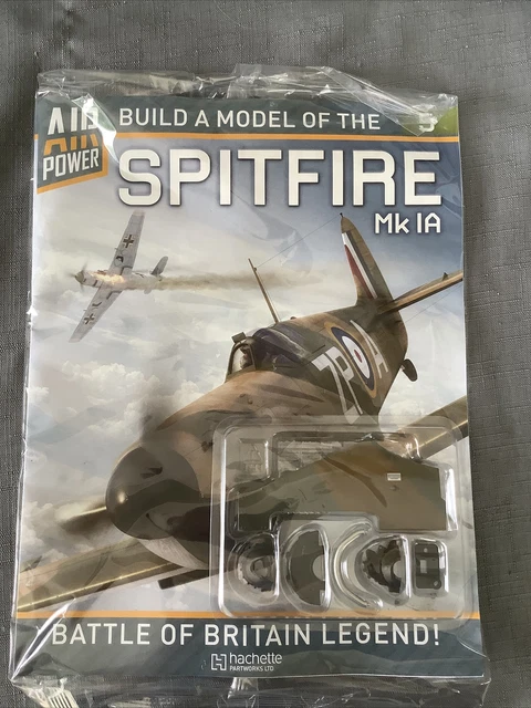 BUILD A MODEL OF THE SPITFIRE Mk 1A -HACHETTE - Part Built. 43 Issues £ ...