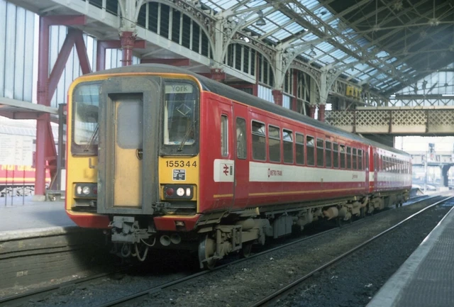 BRITISH RAIL 155344 Class 155 Super Sprinter DMU Railway Photo - Metro ...
