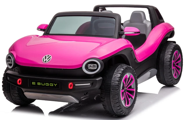 LICENSED 2 SEATER VW Volkswagen ID Buggy 12v Ride on Car Dune Beach Buggy Pink EUR 380,10 ...