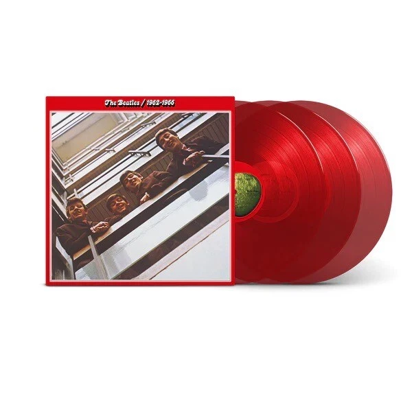 THE BEATLES 1962-1966 The Red Album 2023 Edition Triple Red Vinyl New ...