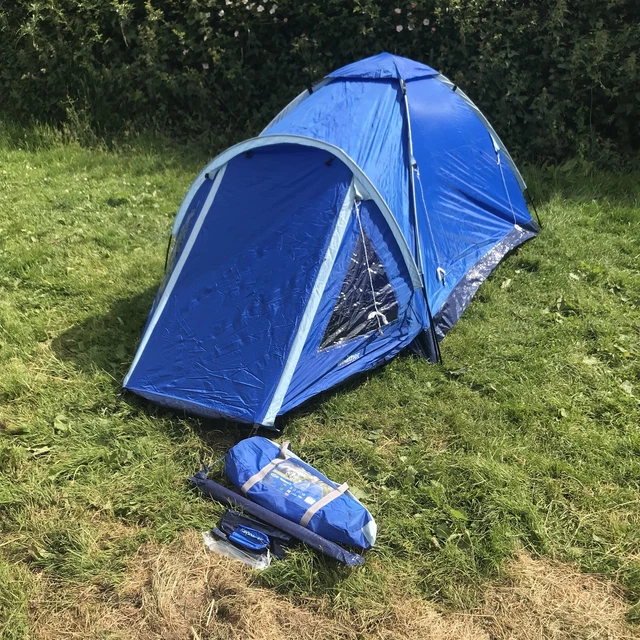 GELERT TEMPEST 2 Man Tent Blue #129 £15.00 - PicClick UK