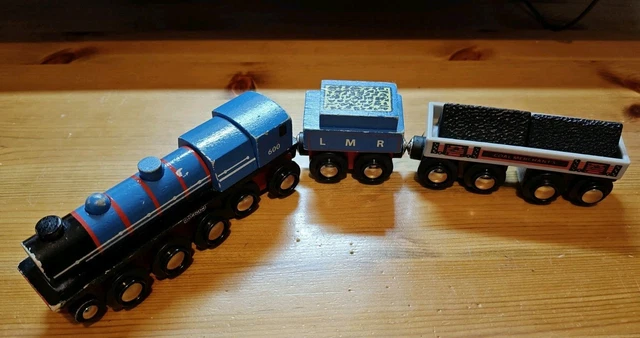 BIGJIGS RAIL BIG Blue LMR Engine,Tender & Coal Merchant's Carriage ...