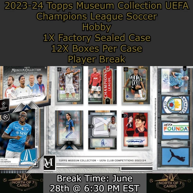 NEYMAR JR 2024-24 Topps Museum Collection UEFA 1X étui pause joueur #4 ...