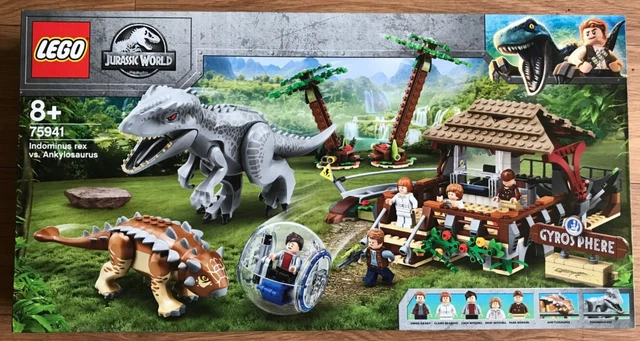 LEGO 75941 JURASSIC World Indominus Rex vs Ankylosaurus 537 pcs~ NEW ...