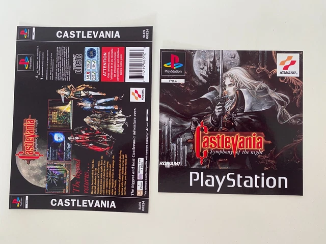 CASTLEVANIA SYMPHONY OF The Night - Playstation 1 PS1 Game - Big Box ...