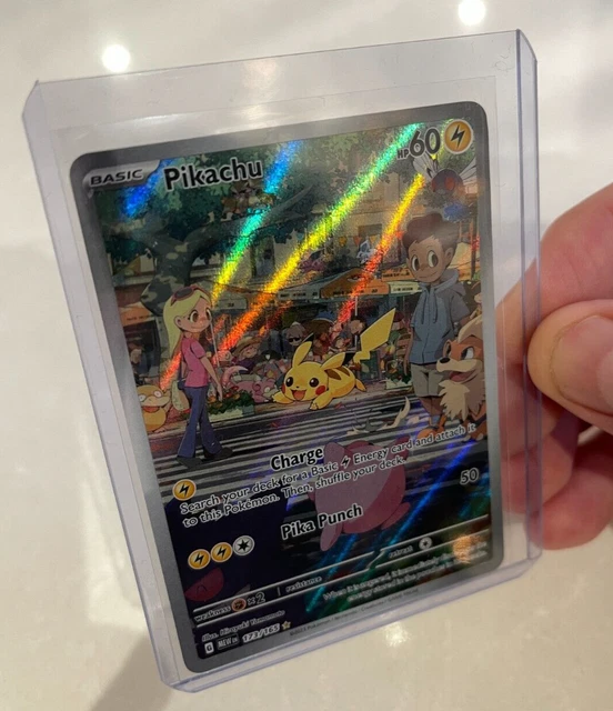 POKÉMON TCG PIKACHU Scarlet & Violet - 151 173/165 Holo Illustration ...