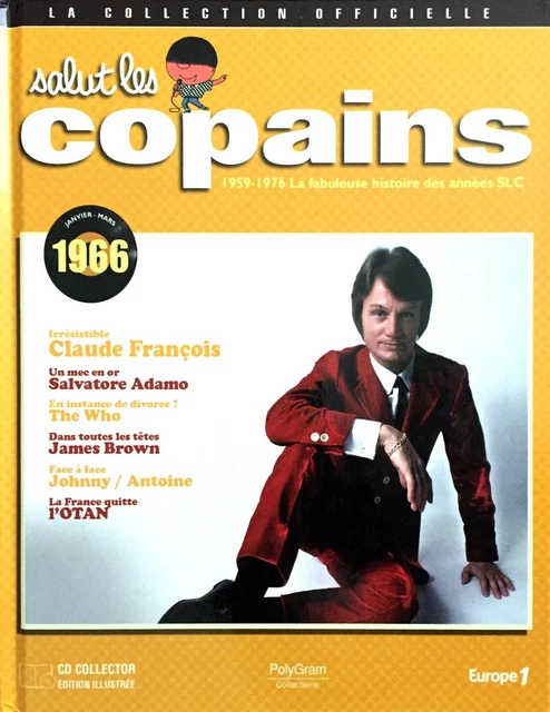 LIVRE+CD EDITION LA Collection Salut Les Copains 1966 Claude Francois ...