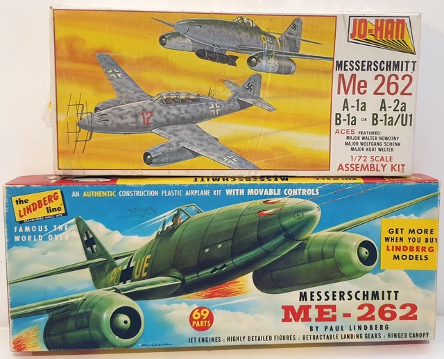 AVIATION : MESSERSCHMITT Me-262 Model Kits By Lindberg & Jo-Han EUR 33 ...