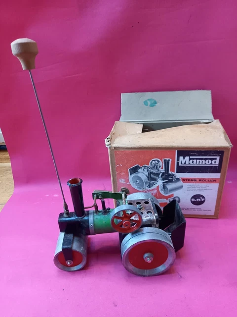 VINTAGE MAMOD STEAM Roller & Box - Old Classic Steam Powered Model ...