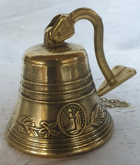 RARE BELLE CLOCHE De Messe Ancienne En Bronze Massif EUR 159,00 ...