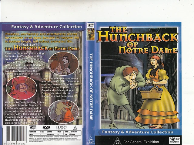THE HUNCHBACK OF Notre Dame-1996-Animated-Movie-DVD $19.95 - PicClick AU