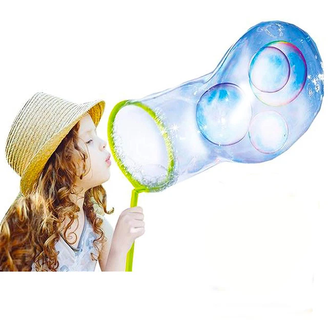 GIANT MAGIC BUBBLE Kit Outdoor Family Summer Enormous Bubbles Garden ...