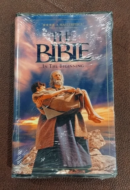 THE BIBLE - In The Beginning (VHS, 1994, 1966 Film) Brand New Sealed £3 ...