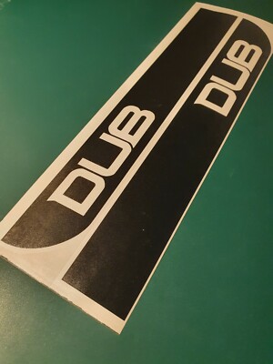 VW TRANSPORTER TEXT DUB - VW T4/T5/T6 Front Wing Decal Sticker £4.99 ...