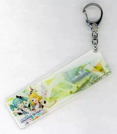 HATSUNE MIKU & Kagamine Rin Acrylic Keychain CHUNITHM SUN Collab ...