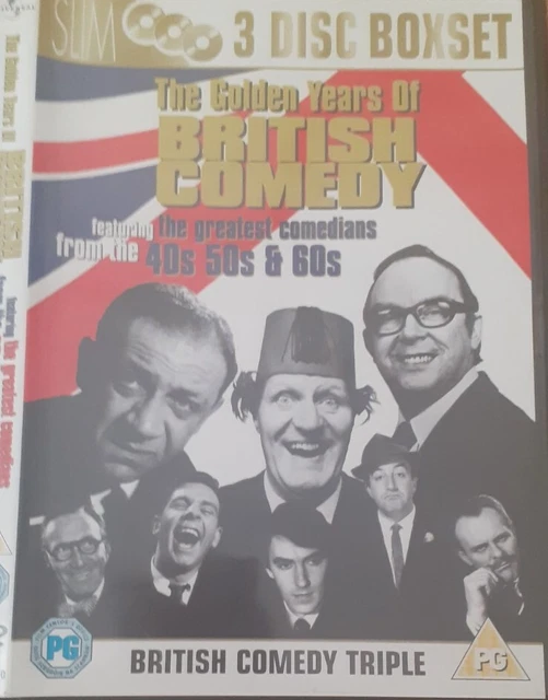 NEW GOLDEN YEARS Of British TV BBC ITV Comedy 1940s 50s 60s Dvd 3 Disc ...