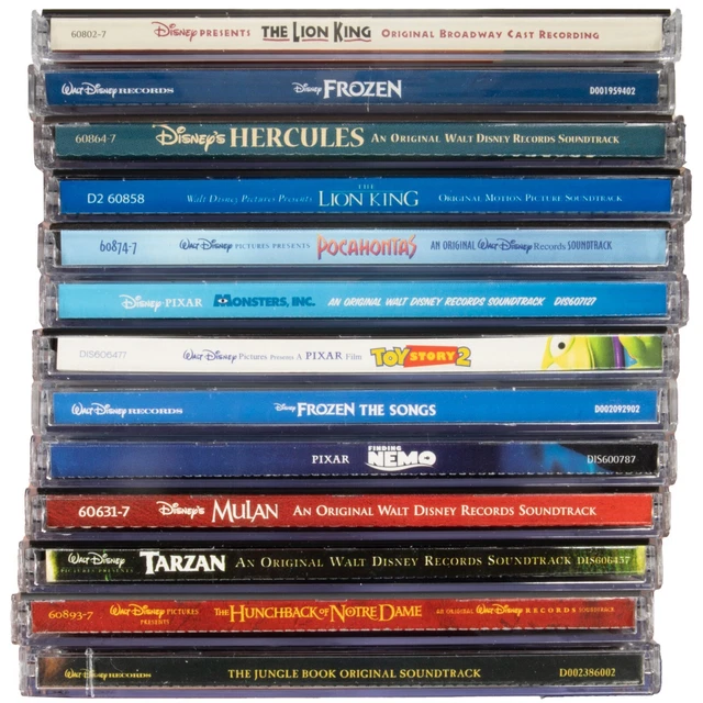 WALT DISNEY PIXAR OST Official Soundtrack 13 CD Lot - Lion King Mulan ...